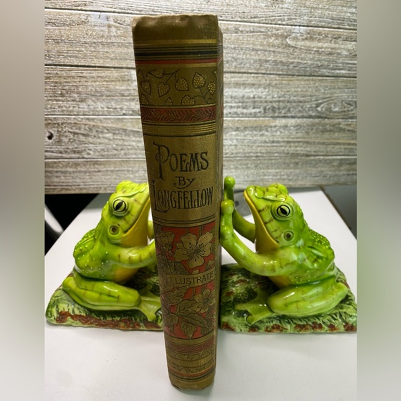 Other | Vintage Aldon C1975 Frog Bookends | Poshmark